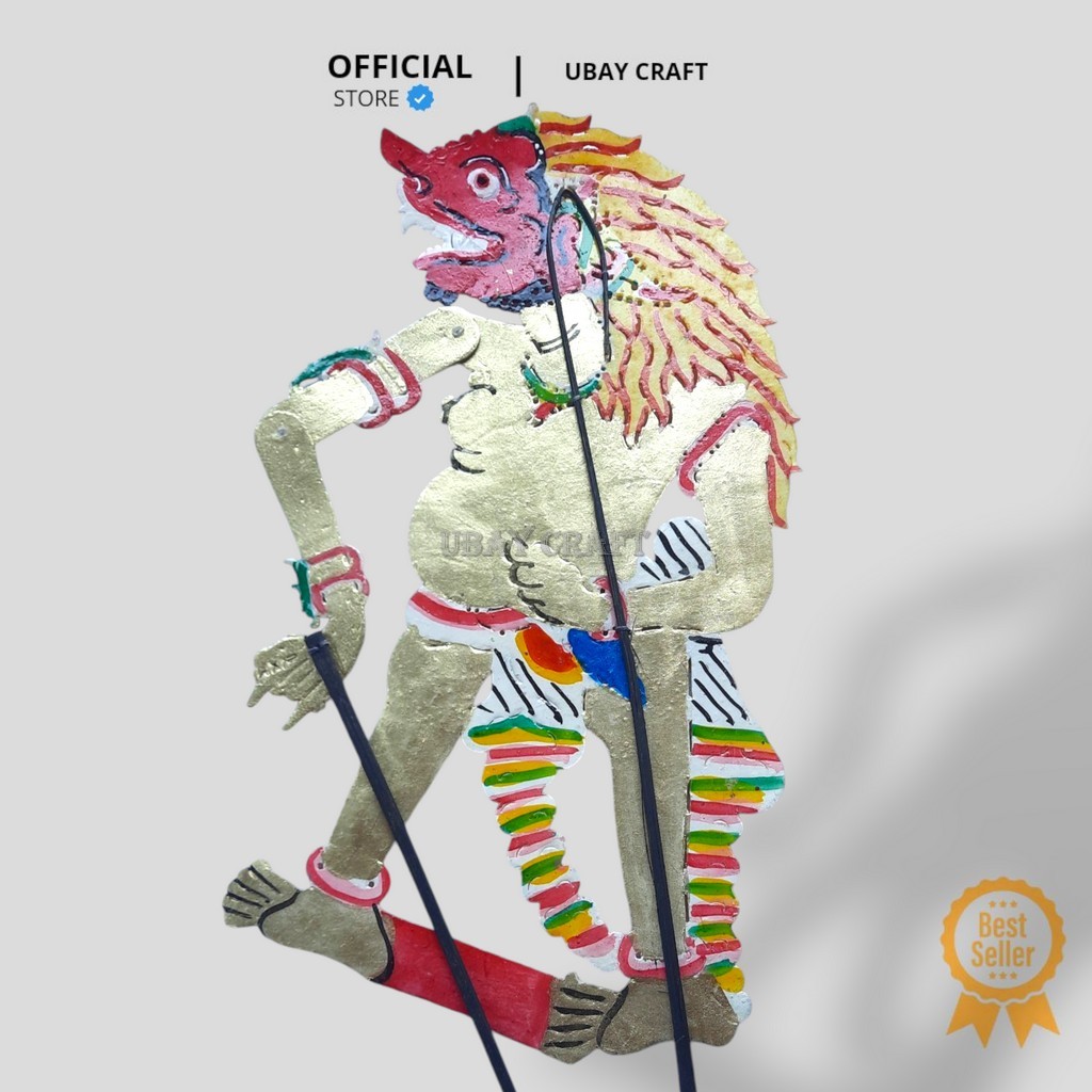 Jual Wayang Kulit Wayang Mainan Buto Rambut Geni Tinggi -+45cm | Shopee ...