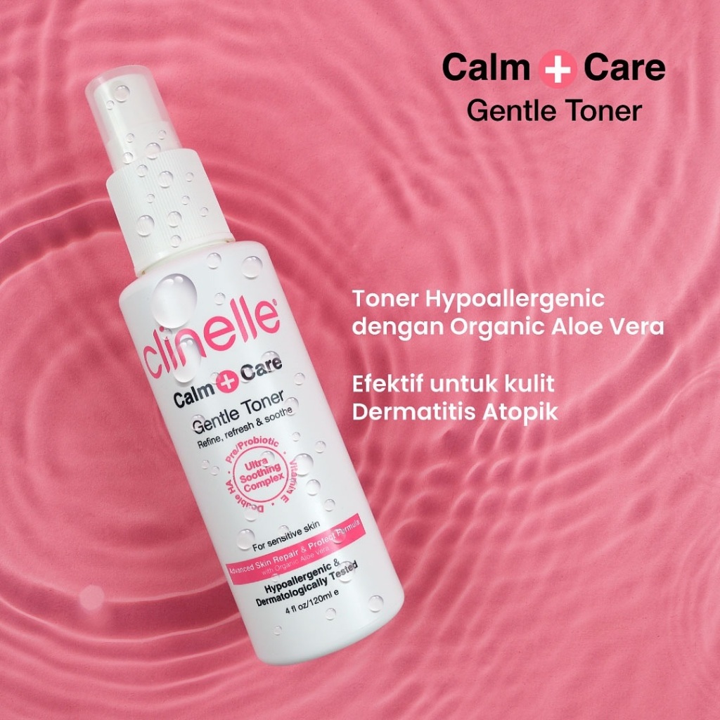 Jual CLINELLE Calm+Care Gentle Toner 120ml - Toner Kulit Sensitif ...