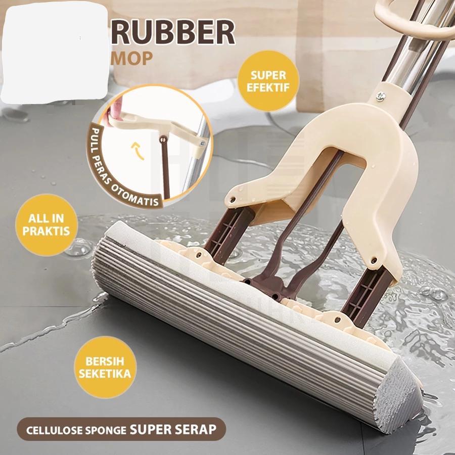 Jual Alat Pel Lantai Peras Karet | Cleaning Mop Alat Pel Lantai Spons Ultra Mop Spongy | Shopee ...