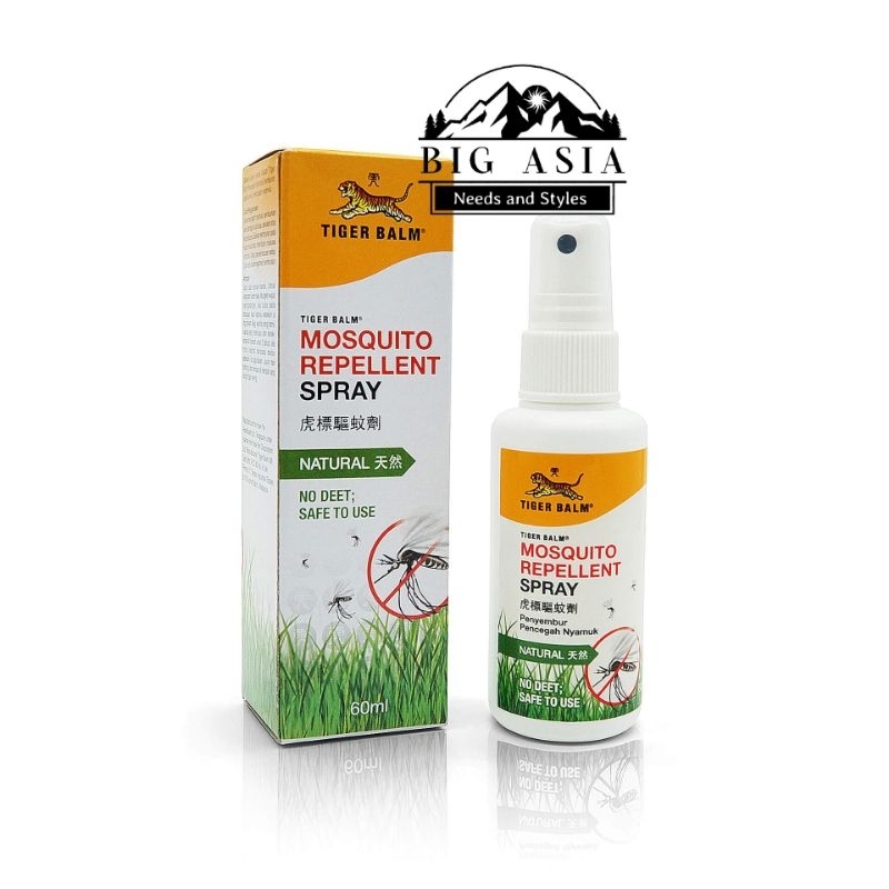 Jual Tiger balm mosquito spray repellent 60ml semprotan pencegah anti ...