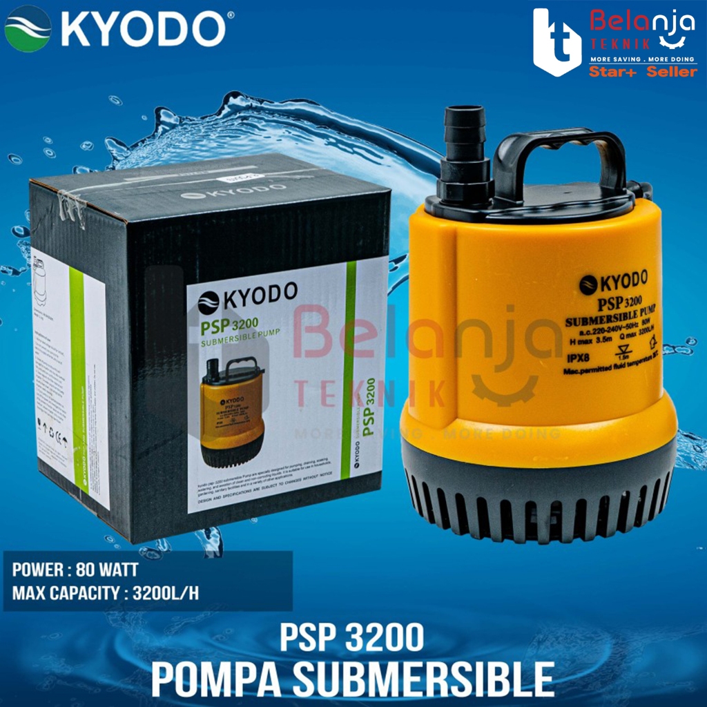 Jual Mesin Pompa Celup Kyodo PSP 3200 Submersible Pump Pompa Kolam ...