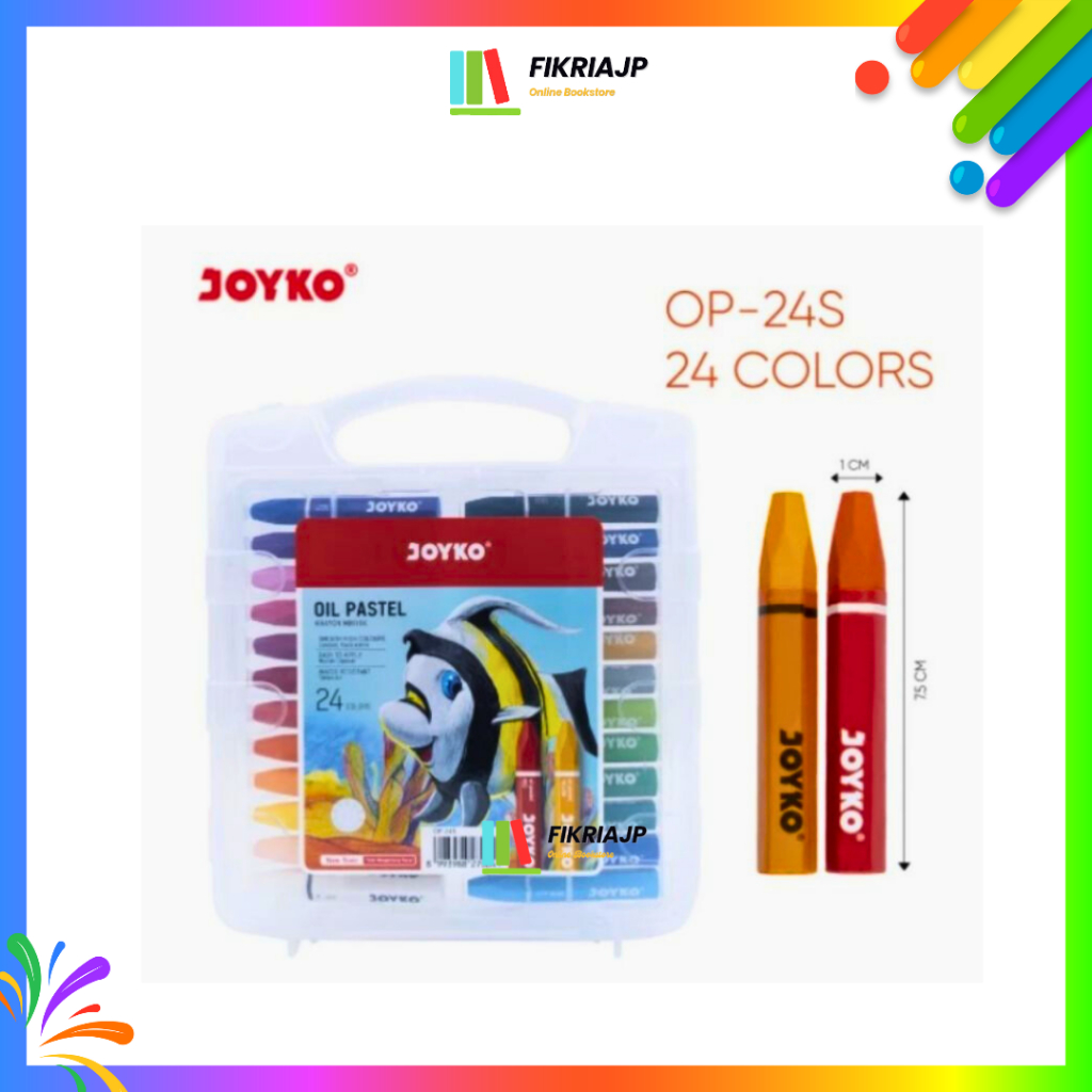 Jual Crayon 24 Warna Joyko -Kemasan Besar | Shopee Indonesia