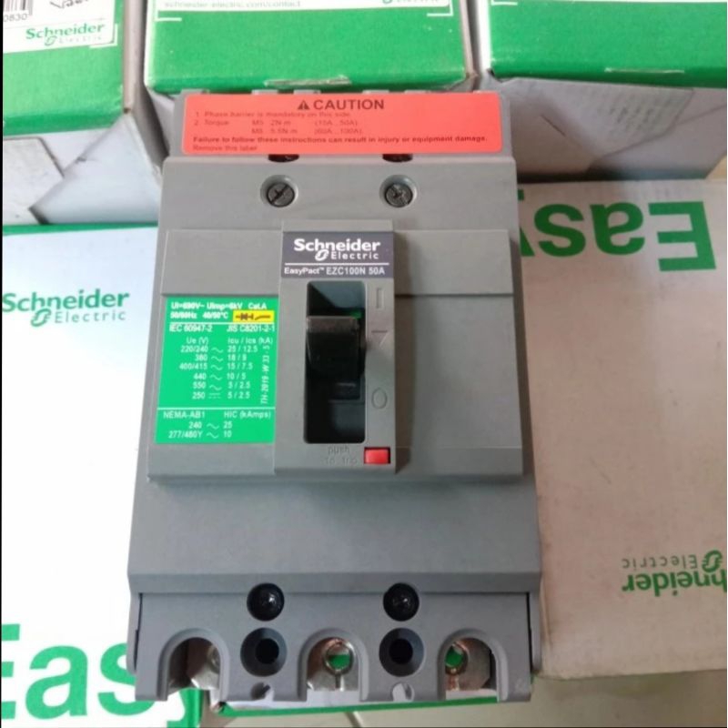 Jual MCCB EZC 100N 3Phase 3POOL 15A/20A/25A/30A/40A/50A/60A/75A/80A ...