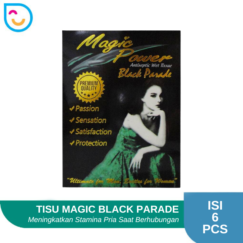 Jual Tisu Magic Black Parade Isi 6 Sachet - Tissue Mejik Merah Original ...