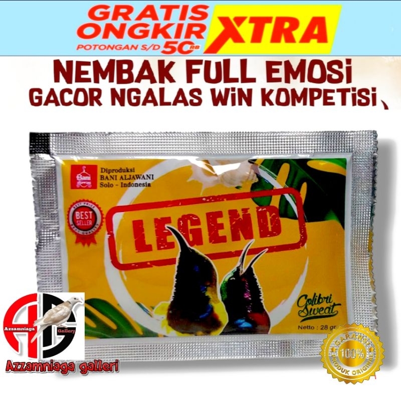 Jual COLIBRI SWEAT LEGEND PAKAN HARIAN KOLIBRI RUDJAK NEKTAR COLIBRI ...