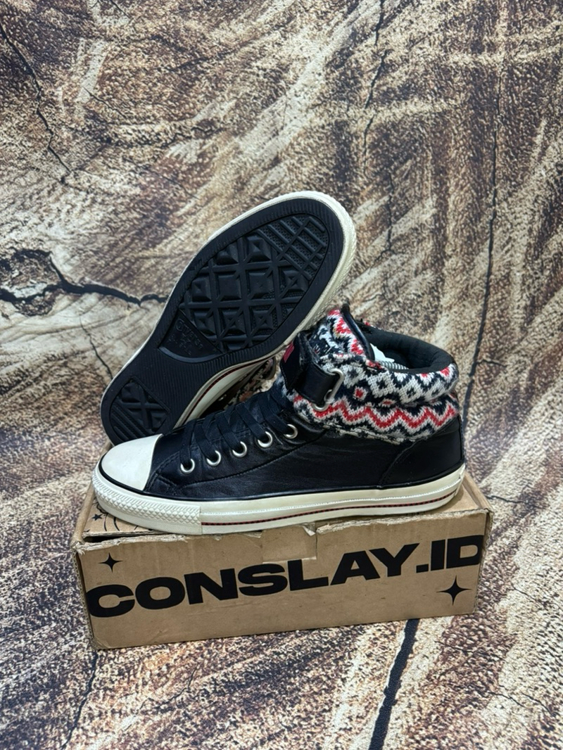 Jual Converse CT Loopback Strap Black White Leather ( Size 40 ...