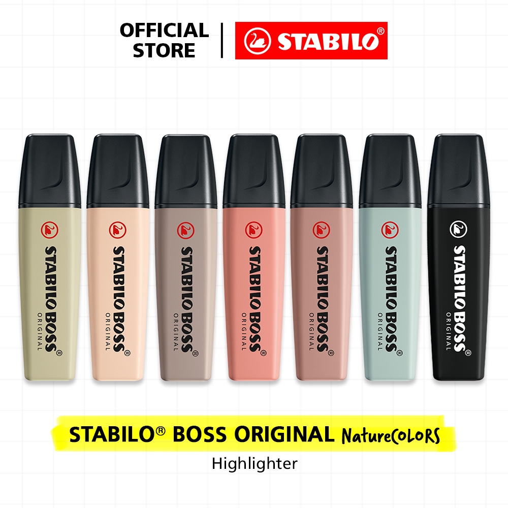 Jual STABILO BOSS Naturecolors Highlighter | Marker Pen Spidol Warna ...