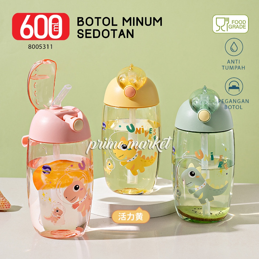 Jual Botol Minum Anak Sedotan 600ml Tempat Minum Anak Botol Sedotan Anak (8005311) 8013 | Shopee ...