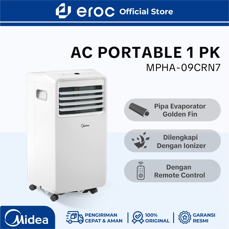 Jual Midea AC Portable MPHA-05/09CRN7 Multiple Function AC - 0.5PK / 1 ...