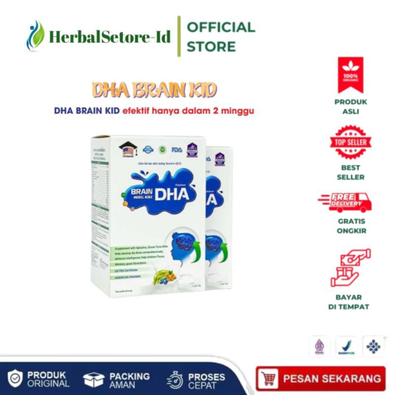 Jual BRAIN DHA Kid Asli Original Susu Untuk Menunjang Kecerdasan Otak ...