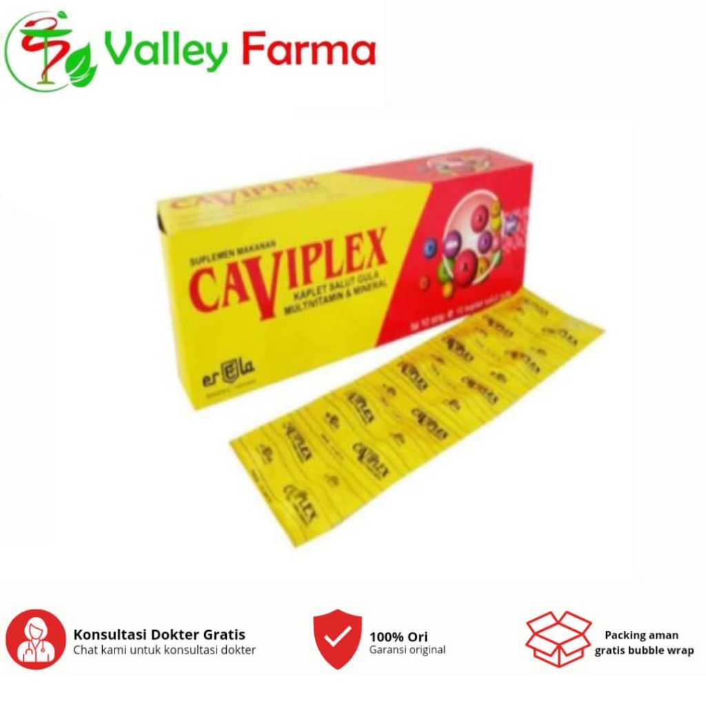 Jual Caviplex untuk Kebutuhan Multivitamin & Mineral (10 Kaplet ...