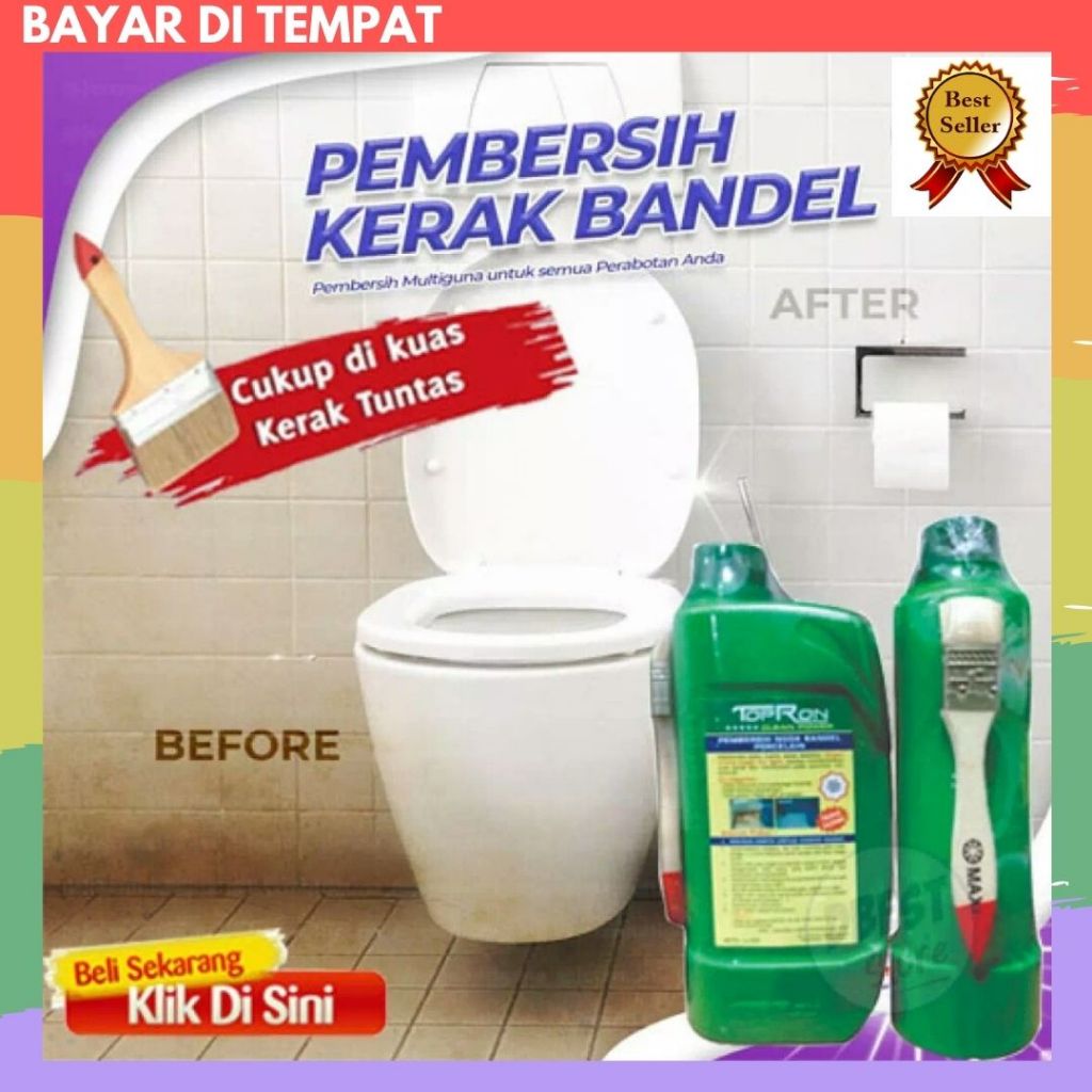 Jual 1 BOTOL TOPRON ORI PEMBERSIH LANTAI KAMAR MANDI/PEMBERSIH WC ...