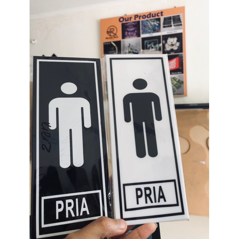 Jual Sign Acrylic Toilet III (Premium) | Shopee Indonesia