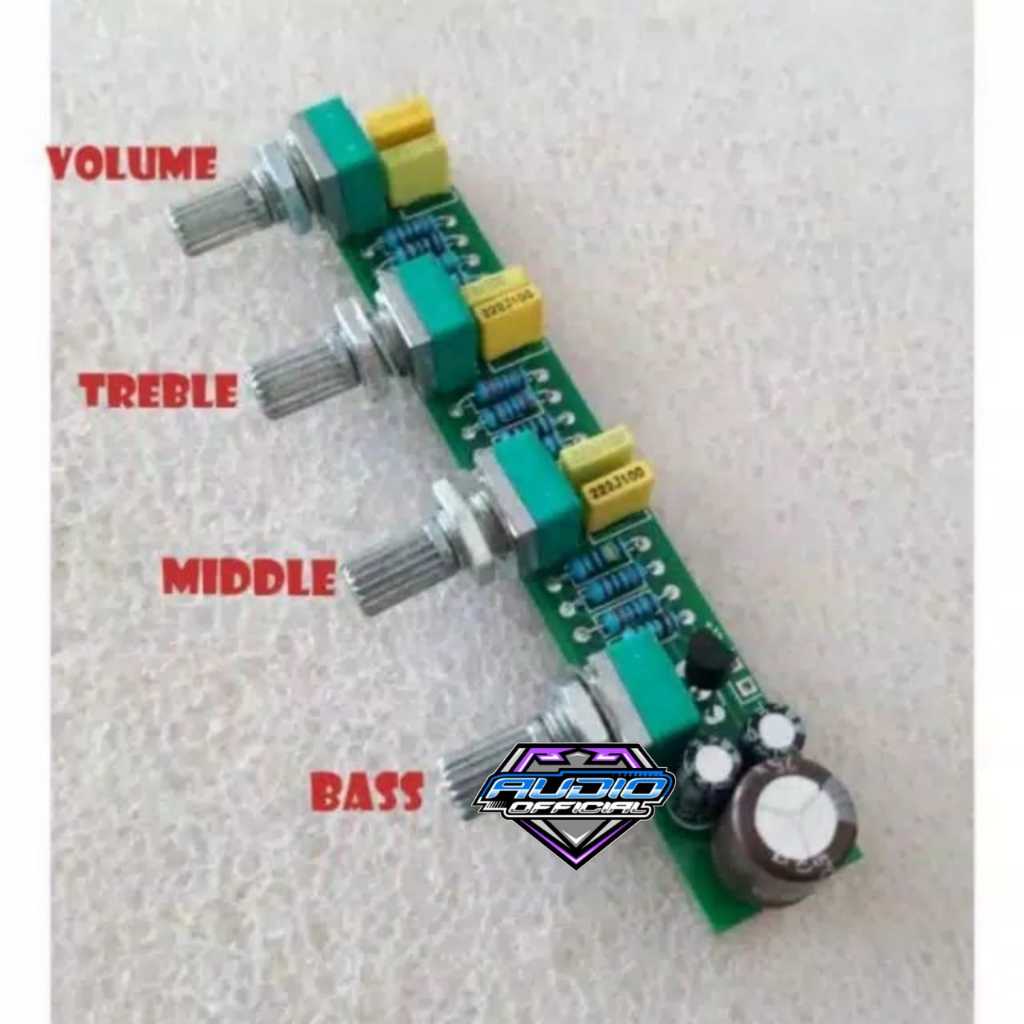 Jual Modul Mono Tone Control 1 Transistor / Volume Treble Midle Bass | Shopee Indonesia