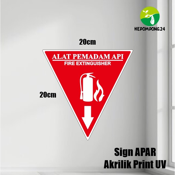 Jual Sign APAR Alat Pemadam Api Akrilik Print UV | Shopee Indonesia