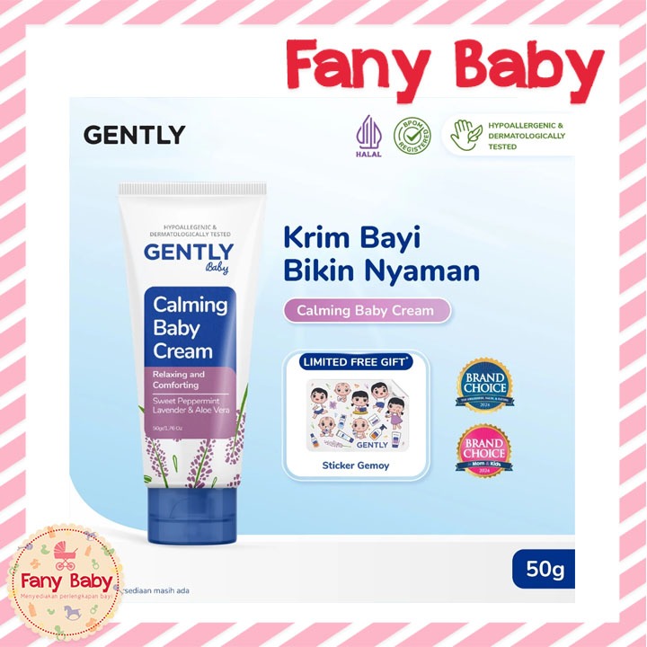 Jual GENTLY CALMING BABY CREAM 50 GRAM | KRIM UNTUK BAYI NEWBORN ...