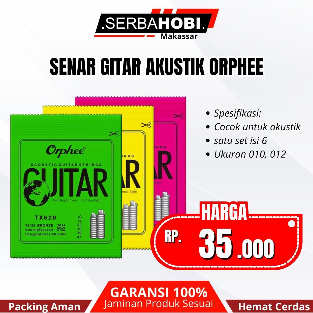 Jual Senar Gitar Akustik String Orphee Dengan Macam Varian | Shopee ...