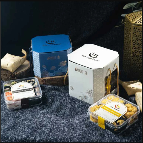 Jual Gable Box Hampers REGULER/KOMBINASI Ina Cookies. Kue kering murah ...
