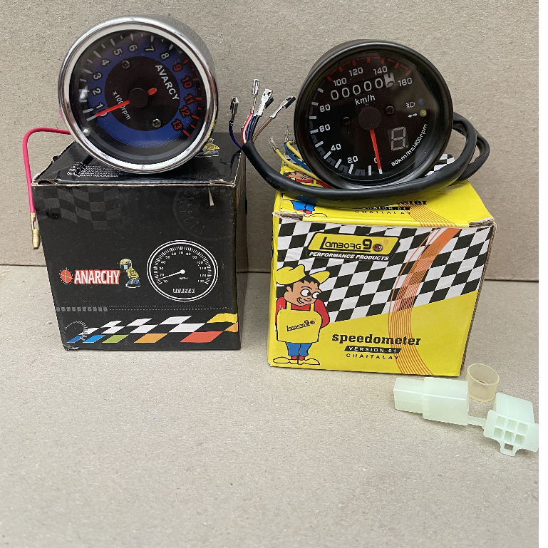 Jual Takometer Spidometer Speedometer Tachometer Universal Speedometer ...