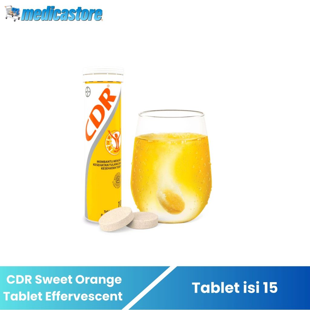Jual CDR Sweet Orange Tablet Effervescent Tablet | Shopee Indonesia