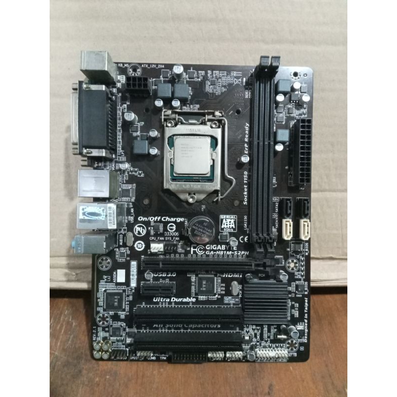 Jual Motherboard gigabyte h81+processor i3 4130 | Shopee Indonesia