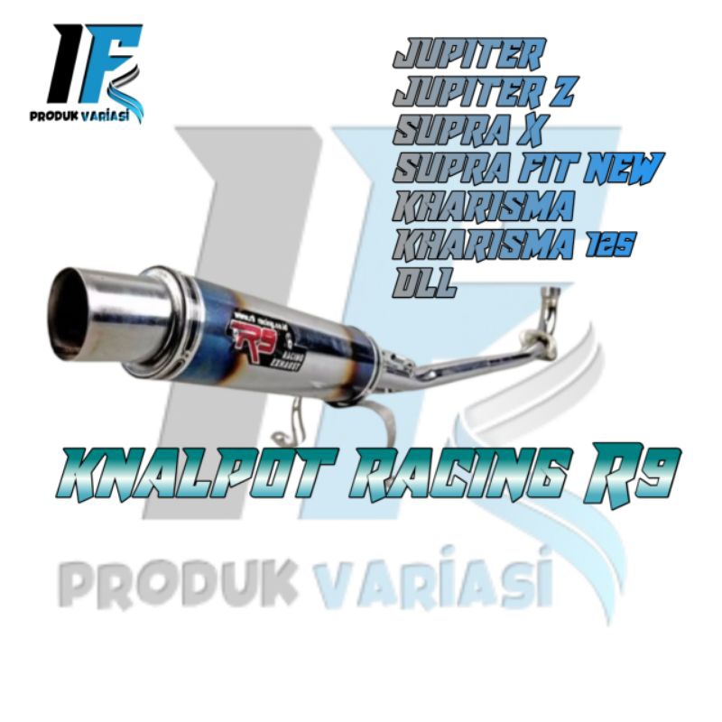 Jual KNALPOT RACING R9 SUPRA X JUPITER MX SUPRA FIT NEW SUPRA 110 ...