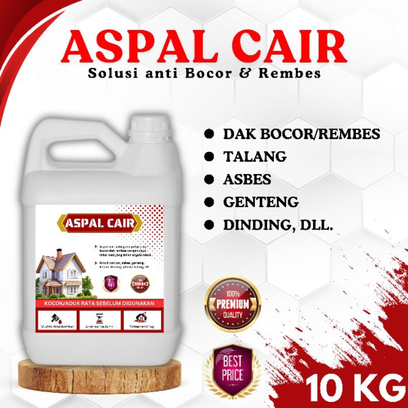 Jual ASPAL CAIR BITUMEN 10KG [FREE 1KG] 3x lebih kental aspal cair ...