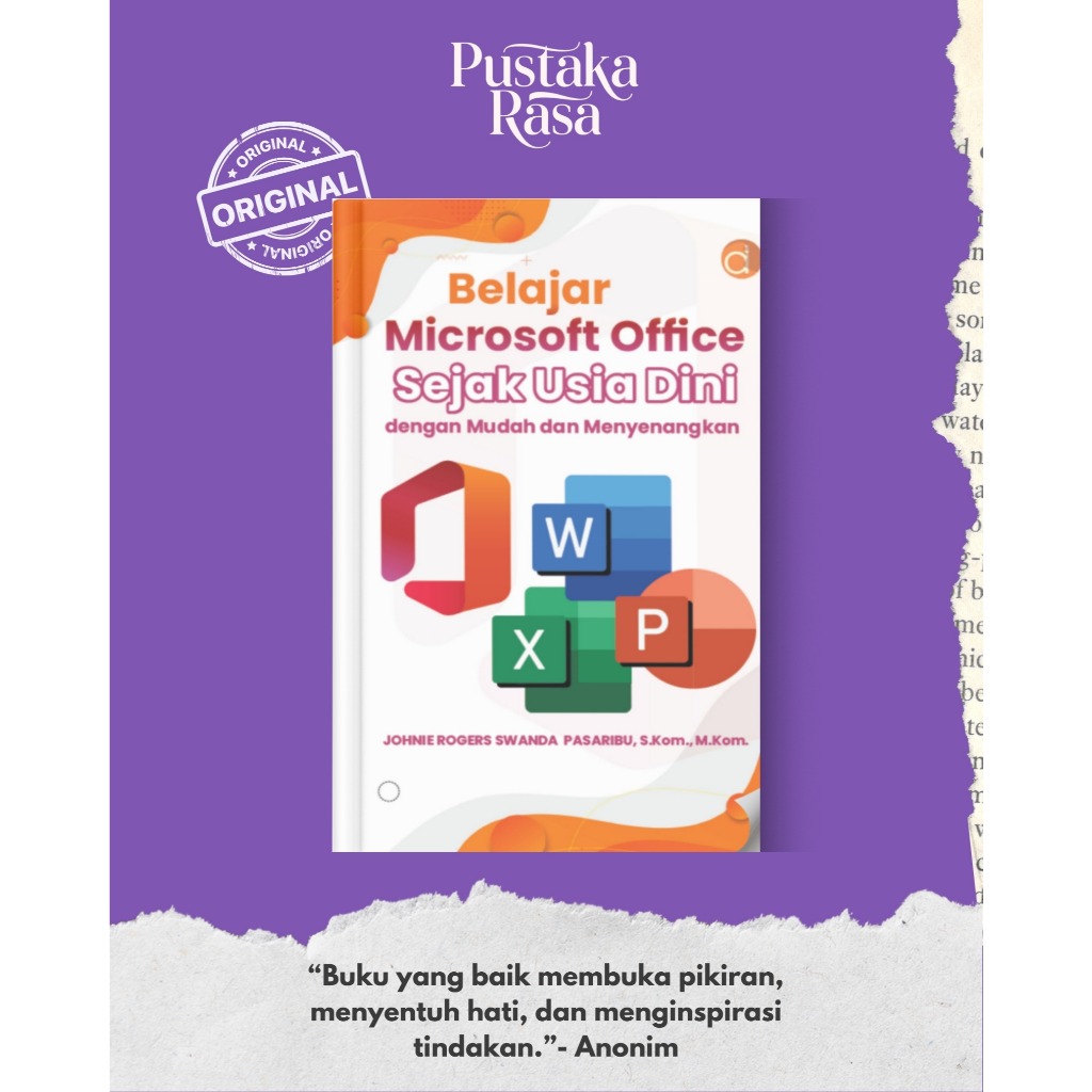 Jual PUSTAKA RASA - Buku Belajar Microsoft Office Sejak Usia Dini dengan Mudah dan Menyenangkan ...