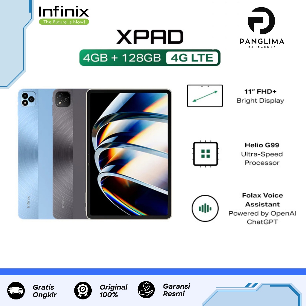 Jual Infinix Xpad tab 4+4 8/256GB free flip cover Murah garansi resmi ...