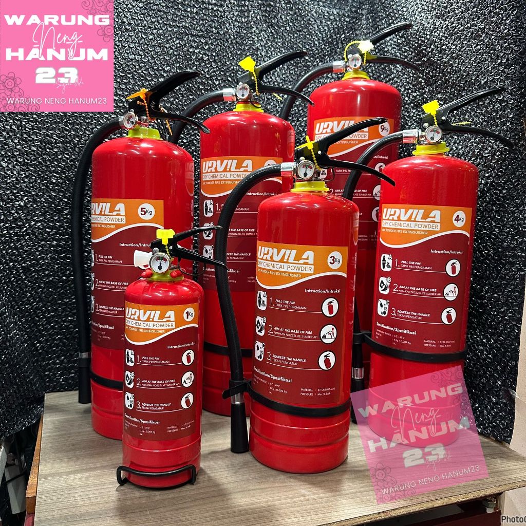 Jual APAR 6Kg | 6 Kg bubuk ABC powder URVILA / set alat pemadam | Shopee Indonesia