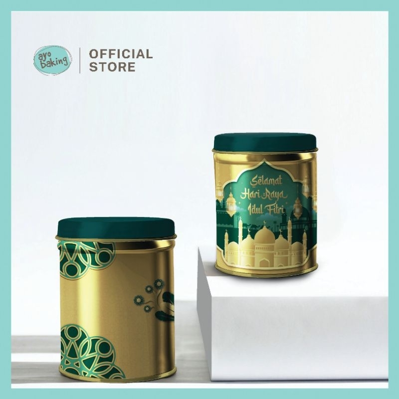 Jual Kaleng Tema Idul Fitri Diameter 10cm Minimal Pembelian 4 Pcs ...