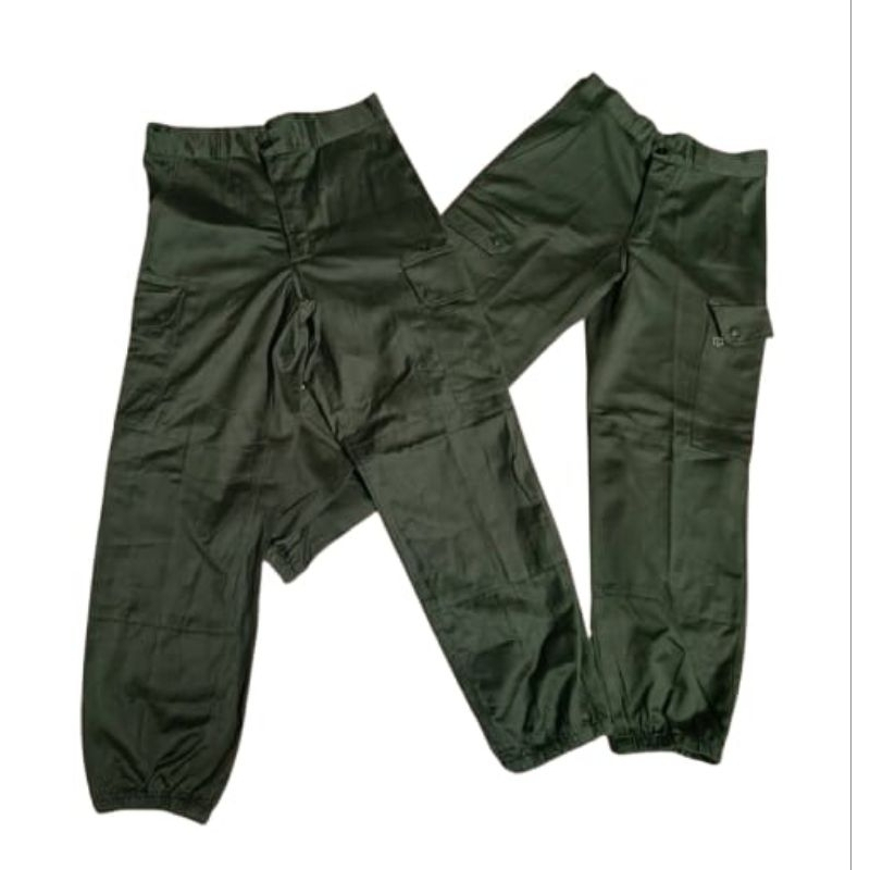 Jual Celana Cargo Panjang Pria Reguler Premium Warna Army Model Terbaru | Shopee Indonesia