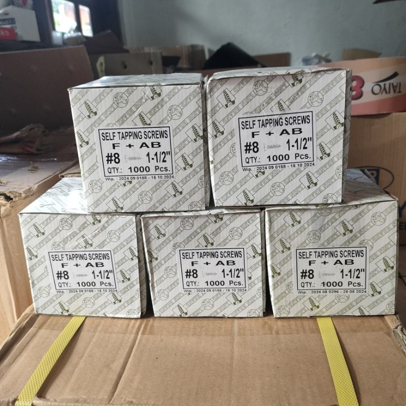 Jual sekrup fab lion 8*1 1/2 (4 cm) | Shopee Indonesia