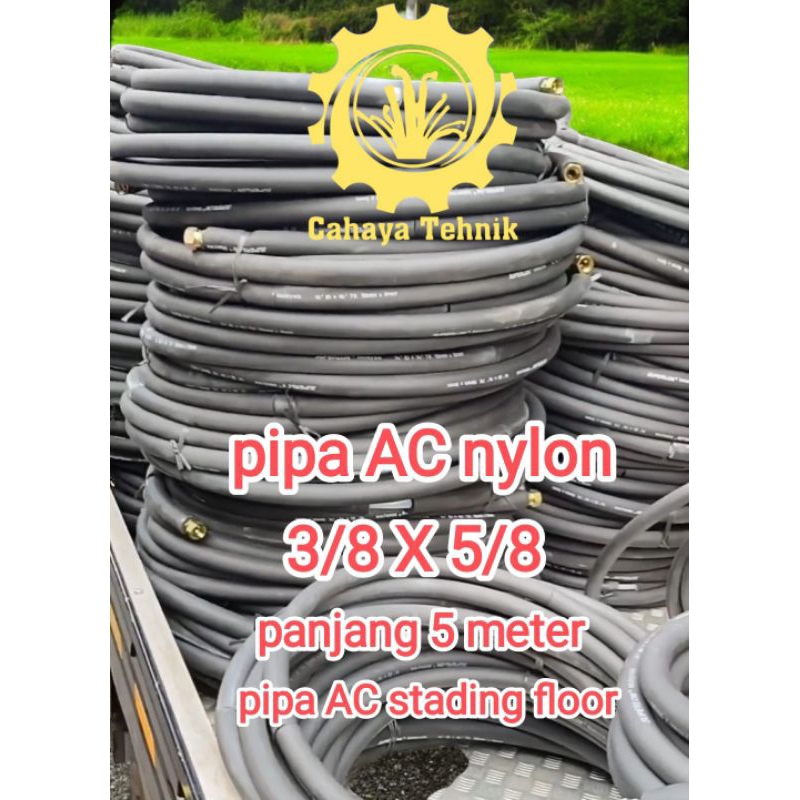 Jual pipa ac nylon 3/8 X 5/8 panjang 5 meter pipa AC standing floor ...