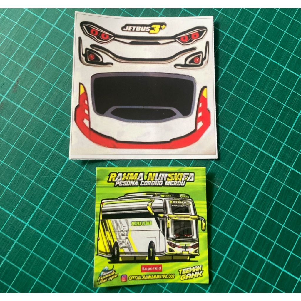 Jual Stiker Miniatur Lampu Bus JetBus 3+ Vol.2 (BONUS STC BUS) | Shopee ...