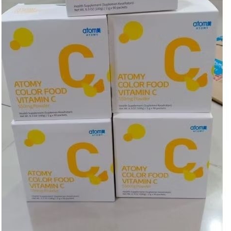 Jual ATOMY COLOR FOOD VITAMIN C 1 BOX ISI 90 SACHET ORIGINAL | Shopee ...