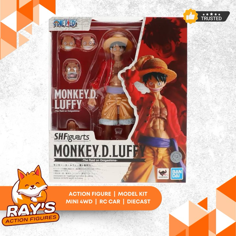 Jual SHF S.H.Figuarts Monkey D. Luffy -The Raid on Onigashima- | Shopee ...