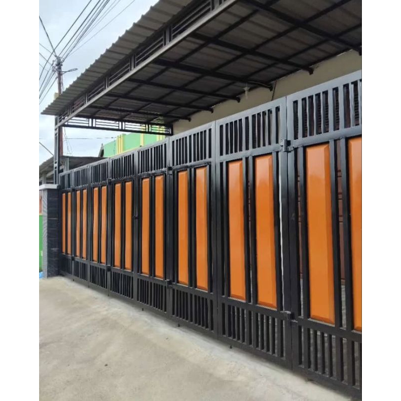 Jual Pagar dorong/sleding/lipat minimalis GRC | Shopee Indonesia