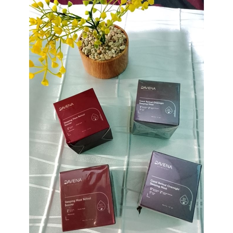 Jual Retinol dan Retinal Daviena skincare produk baru | Shopee Indonesia
