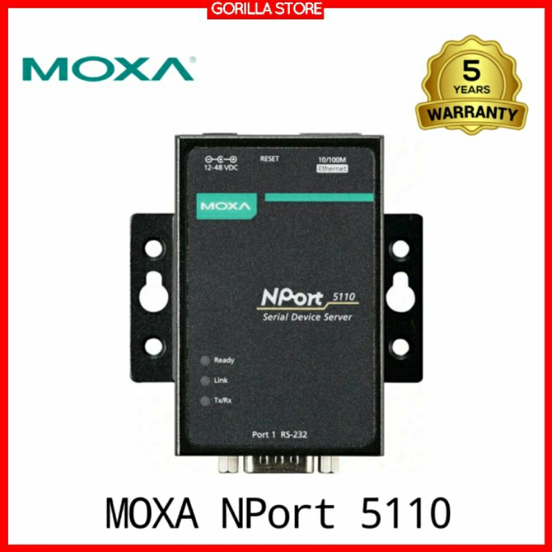 Jual MOXA NPort 5100 Series 1-port RS-232 serial device servers | Shopee Indonesia