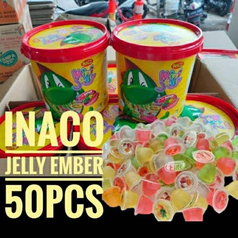 Jual (JAR) INACO MINI JELLY EMBER 750G JELLY RASA BUAH PARCEL | Shopee ...