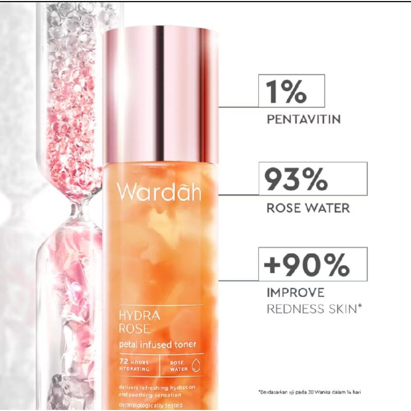 Jual Wardah Hydra Rose Petal Infused Toner - Menghidrasi hingga 72 Jam ...