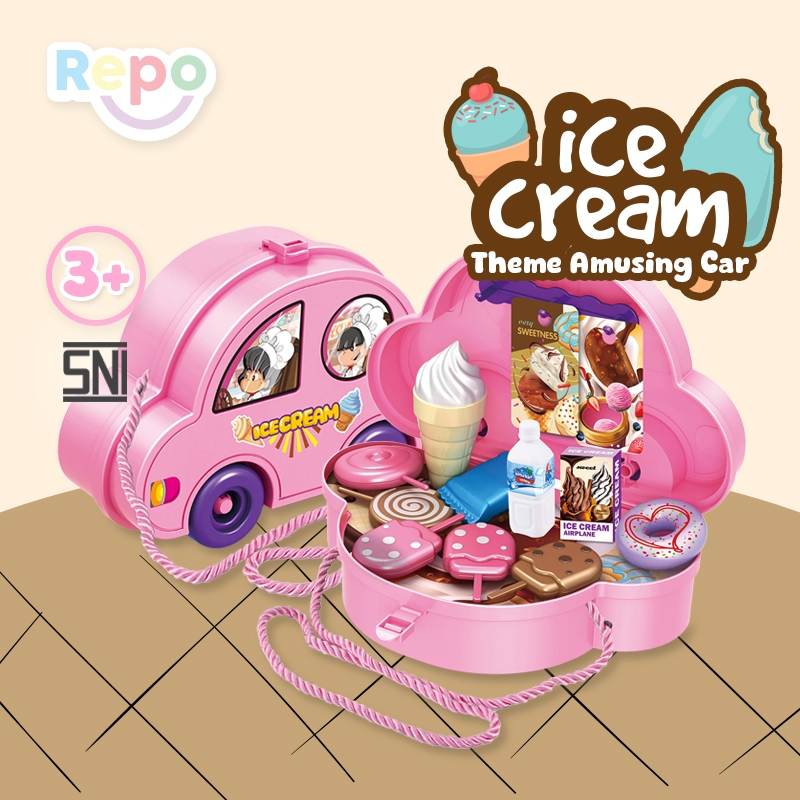 Jual REPO Mainan Anak Tas Selempang Backpack Set Car Peran Edukasi ...