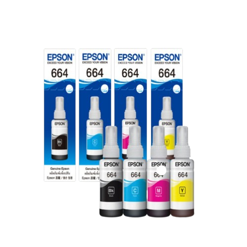 Jual TINTA EPSON 664 BLACK&COLOR ORIGINAL/FOR L100 L110 L120 L360/Tinta Epson 664 Original [B.C ...