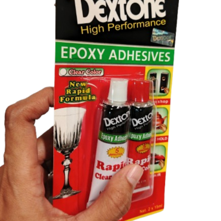 Jual Dextone Epoxy Adhesives Color Rapid 5 Mins 30 Grm 15ml | Shopee ...