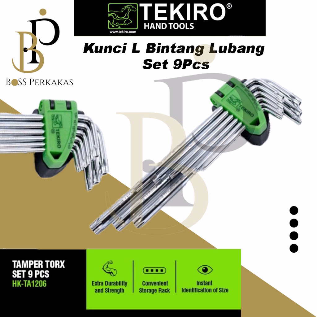 Jual Kunci L Bintang Lubang Set 9pcs Tekiro // Tekiro Kunci L Bintang Lubang Set 9 pcs | Shopee ...