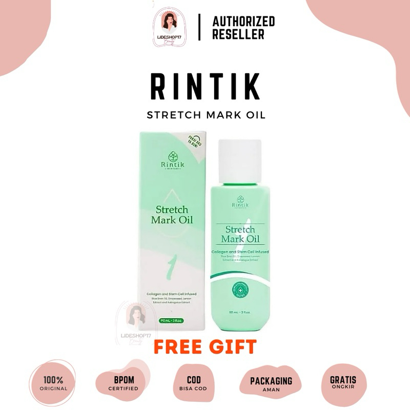 Jual [READY] STRETCH MARK OIL SERUM BY RINTIK SKINCARE PENGHILANG STRETCH MARK SELULIT BEKAS ...