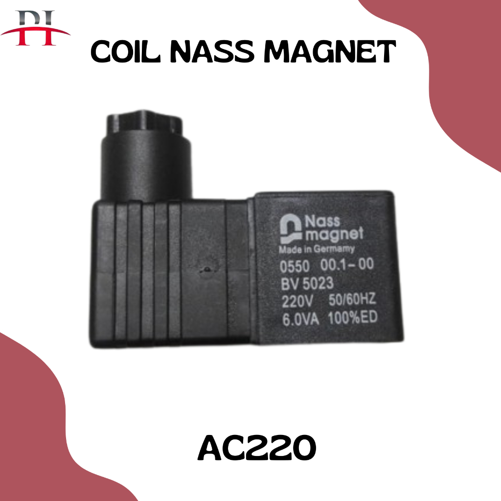 Jual Coil Solenoid valve NASS MAGNET AC220 GERMANY | Shopee Indonesia