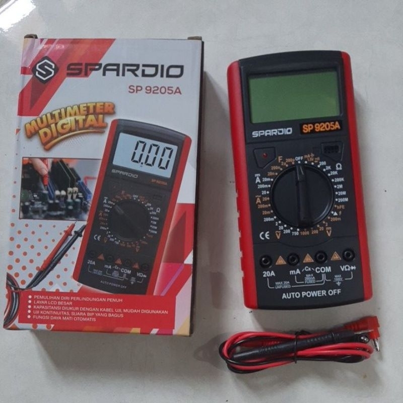 Jual Avo Multimeter Digital DT-9205A SP-9205A CD-9205D 9205A ...