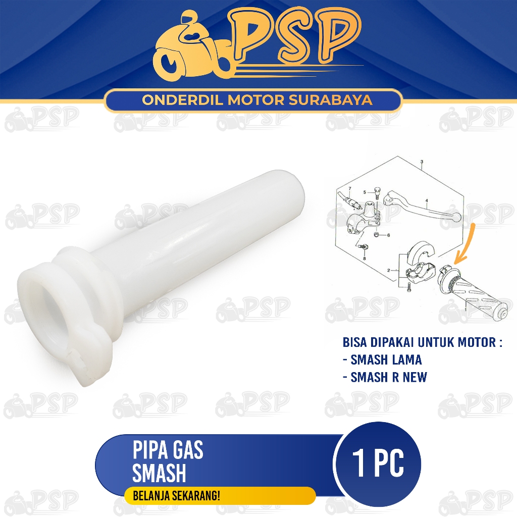 Jual Pipa Gas Smash - Selongsong Slongsong Putihan Mika Gas Suzuki ...